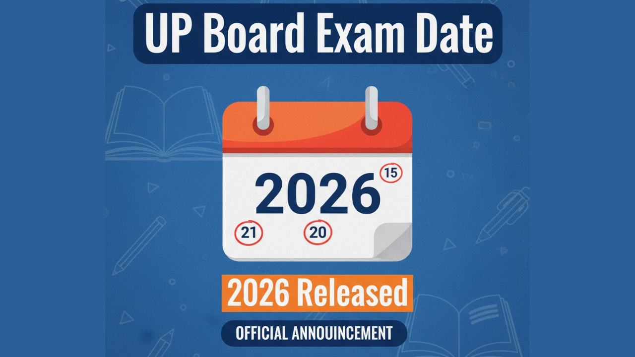 UP Board Exam Date 2026 Released: Class 10th & 12th Date Sheet ...